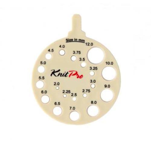 Knit Pro: Needle View Sizer, Round Ivy/Cream – Wild Earth Yarns